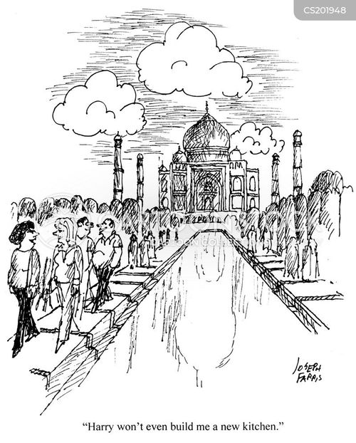 Taj Mahal Cartoons and Comics - funny pictures from CartoonStock