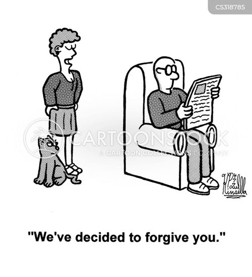Forgiveness Cartoons and Comics - funny pictures from CartoonStock