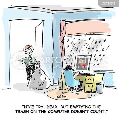 Emptying Cartoons and Comics - funny pictures from CartoonStock