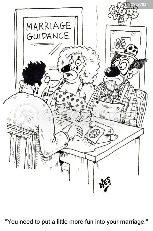 Conjugal Clown Visit Cartoons and Comics - funny pictures from CartoonStock