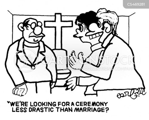 Commitment Fear Cartoons and Comics - funny pictures from CartoonStock