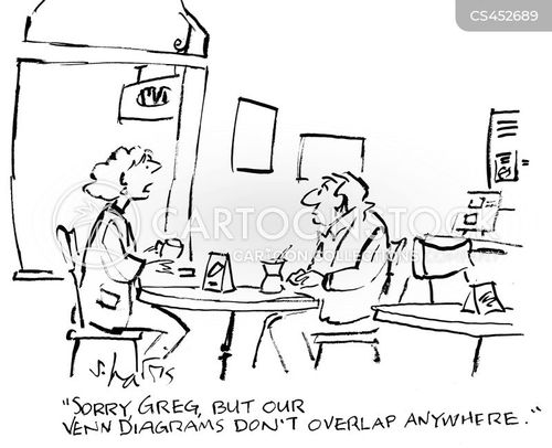 Venn Diagram Cartoons and Comics - funny pictures from CartoonStock