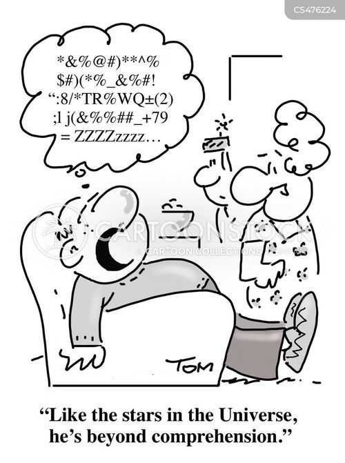 Comprehension Cartoons and Comics - funny pictures from CartoonStock