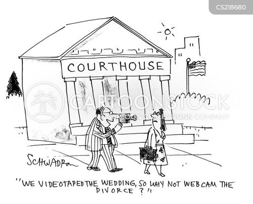 Getting Divorced Cartoons and Comics - funny pictures from CartoonStock