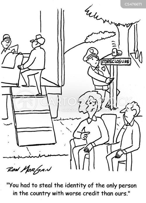 Credit Histories Cartoons and Comics - funny pictures from CartoonStock