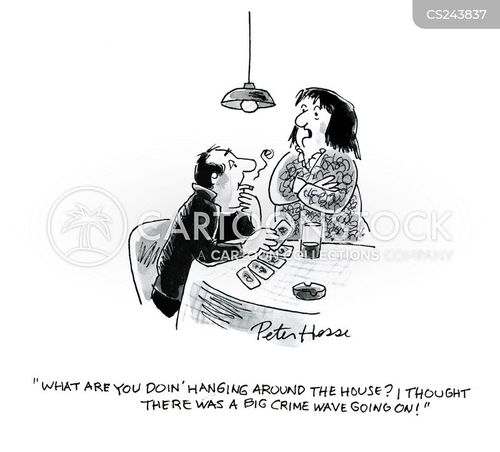 Crime Wave Cartoons and Comics - funny pictures from CartoonStock