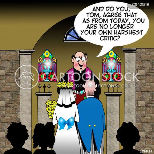 Self-critic Cartoons and Comics - funny pictures from CartoonStock