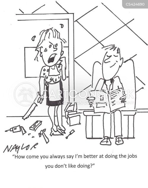 Reluctant Diy Cartoons and Comics - funny pictures from CartoonStock