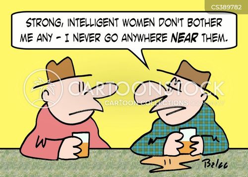 Intelligent Women Cartoons and Comics - funny pictures from CartoonStock