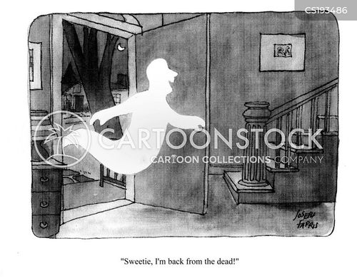 Haunting Cartoons and Comics - funny pictures from CartoonStock