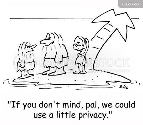 Ocean Privacy Cartoons and Comics - funny pictures from CartoonStock