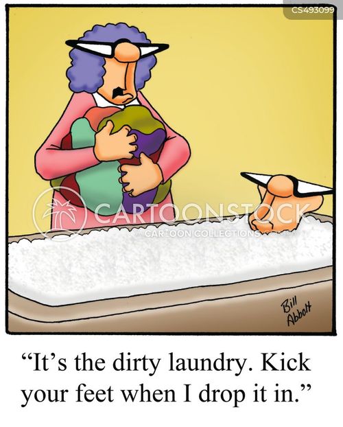 Dirty Laundry Cartoons and Comics - funny pictures from CartoonStock