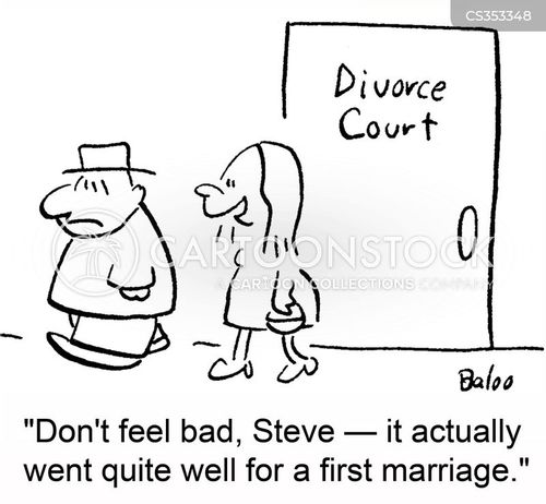 First Marriage Cartoons and Comics - funny pictures from CartoonStock