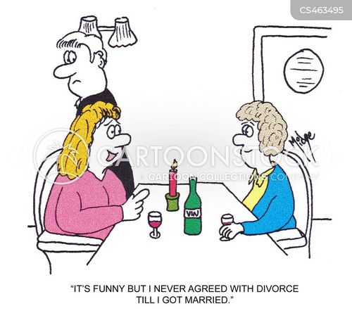 Marital Dissolution Cartoons and Comics - funny pictures from CartoonStock