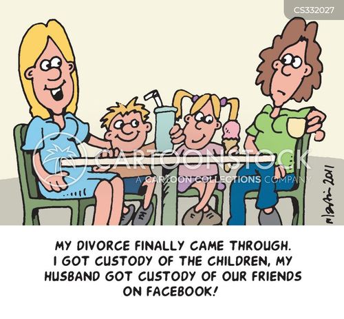Friend Divorce Cartoon