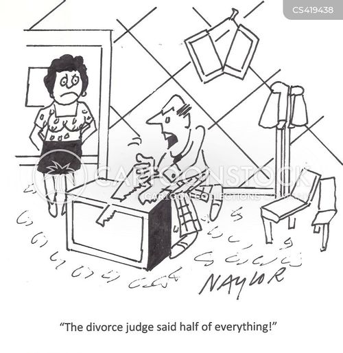 Silver Divorce Cartoons and Comics - funny pictures from CartoonStock