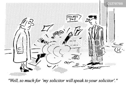 Solicitor Cartoons and Comics - funny pictures from CartoonStock