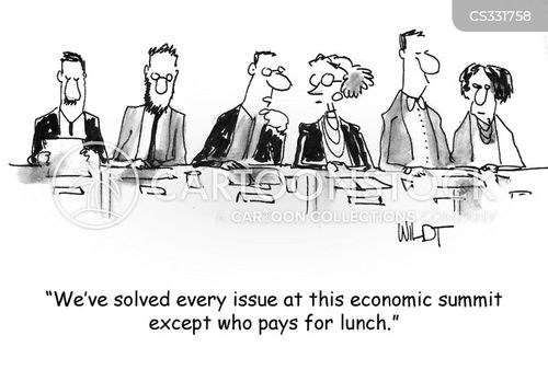 Government Lunch Cartoons and Comics - funny pictures from CartoonStock