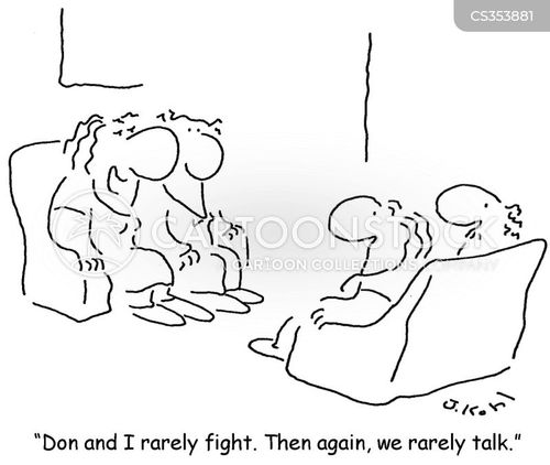 Refusing To Talk Cartoons and Comics - funny pictures from CartoonStock