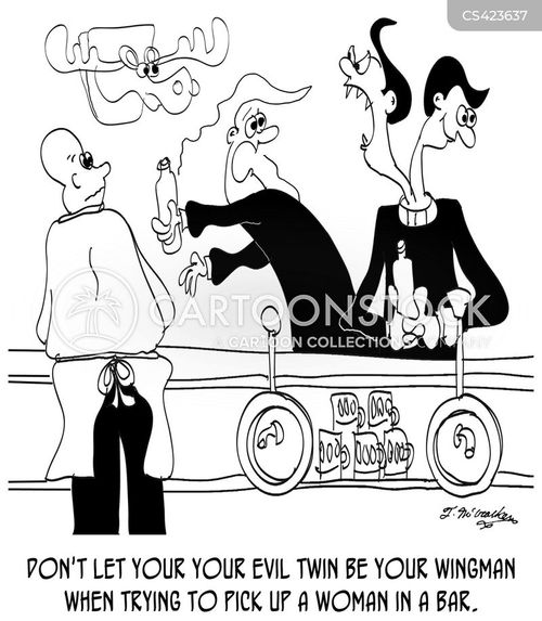 Evil Twin Cartoons and Comics - funny pictures from CartoonStock