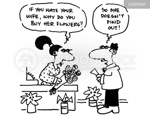 Sending Flowers Cartoons and Comics - funny pictures from CartoonStock