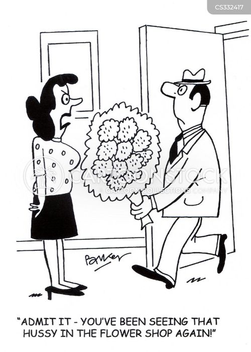 Buying Flowers Cartoons and Comics - funny pictures from CartoonStock