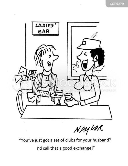 Exchange Policies Cartoons and Comics - funny pictures from CartoonStock