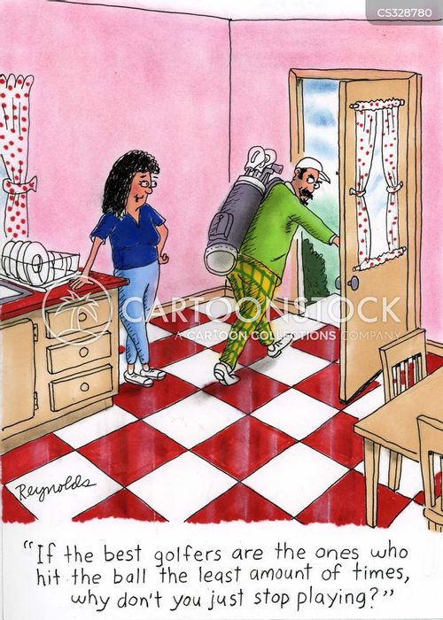 Golf Flag Cartoons and Comics - funny pictures from CartoonStock