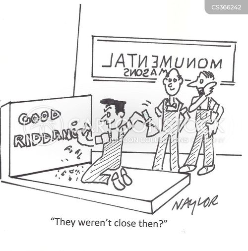 Good Riddance Cartoons and Comics - funny pictures from CartoonStock