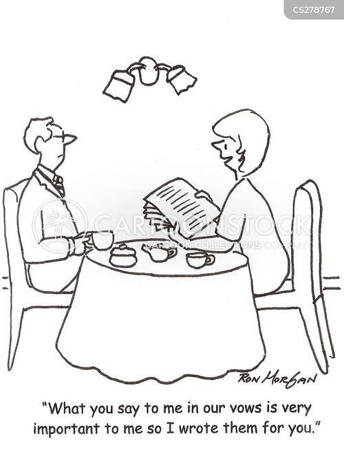 Marital Vows Cartoons and Comics - funny pictures from CartoonStock