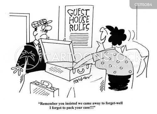 Guest House Cartoons and Comics - funny pictures from CartoonStock