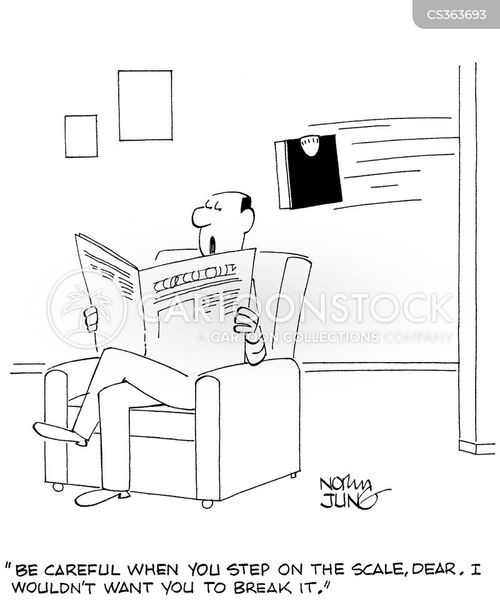 Stepping On The Scale Cartoons and Comics - funny pictures from ...