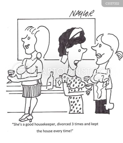 Housekeeper Cartoons and Comics - funny pictures from CartoonStock