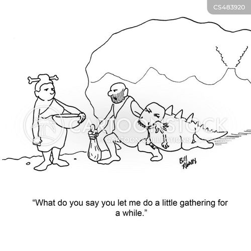 Huntergatherer Cartoons and Comics - funny pictures from CartoonStock