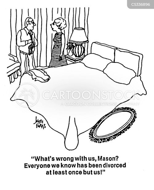 Twice-divorced Cartoons and Comics - funny pictures from CartoonStock