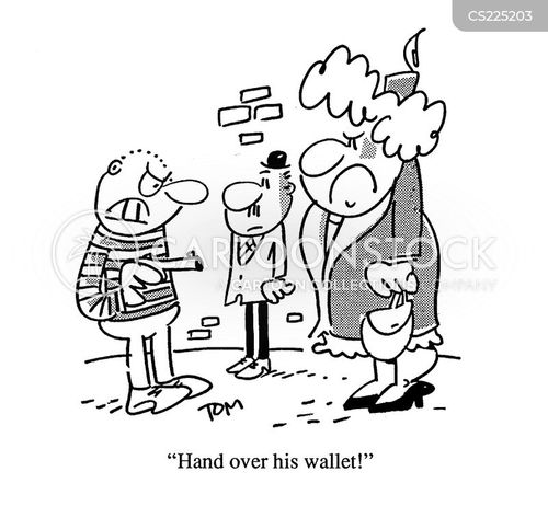 Stolen Wallet Cartoons and Comics - funny pictures from CartoonStock