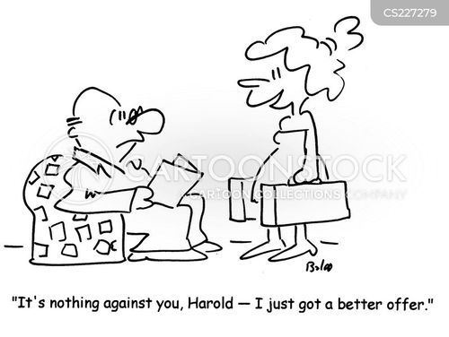 Better Offer Cartoons and Comics - funny pictures from CartoonStock