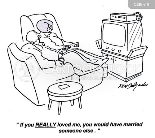 Unappreciated Spouse Cartoons and Comics - funny pictures from CartoonStock