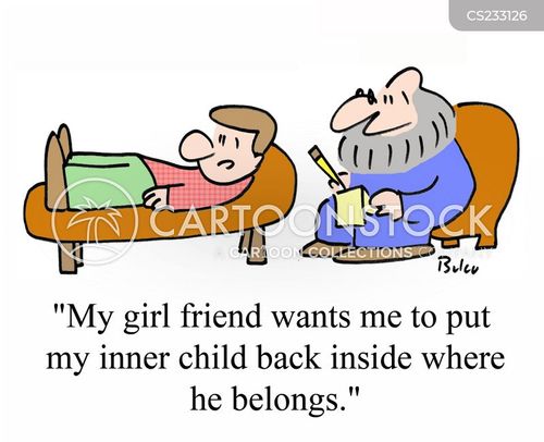 Inner Children Cartoons and Comics - funny pictures from CartoonStock