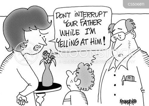 Family Spat Cartoons and Comics - funny pictures from CartoonStock