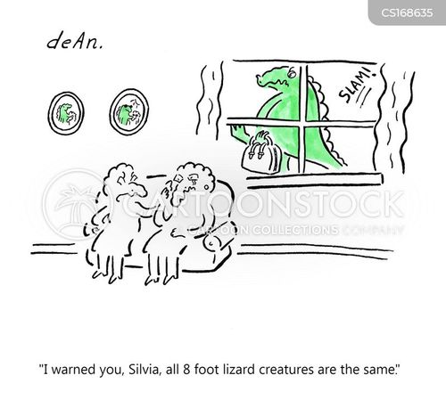Lizards Cartoons and Comics - funny pictures from CartoonStock