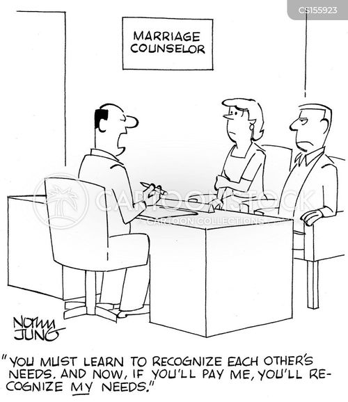 Marital Divide Cartoons and Comics - funny pictures from CartoonStock