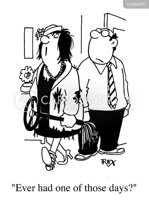 One Of Those Days Cartoons and Comics - funny pictures from CartoonStock