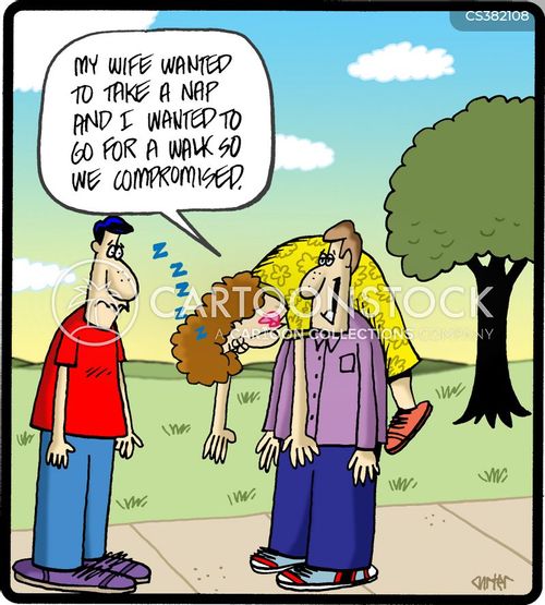 Compromising Cartoons and Comics - funny pictures from CartoonStock