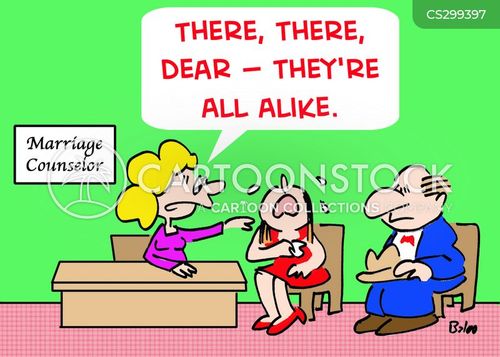 Couple Counseling Cartoons and Comics - funny pictures from CartoonStock