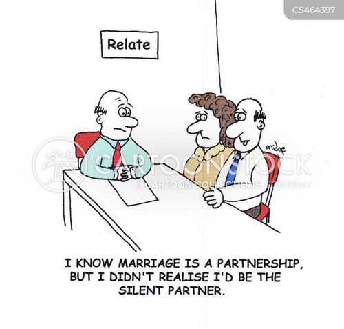 Silent Partner Cartoons and Comics - funny pictures from CartoonStock