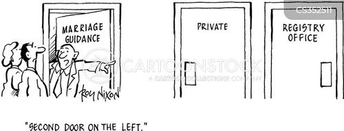 Registry Office Cartoons and Comics - funny pictures from CartoonStock