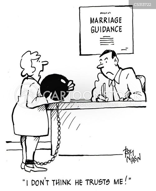 Not Trusted Cartoons and Comics - funny pictures from CartoonStock
