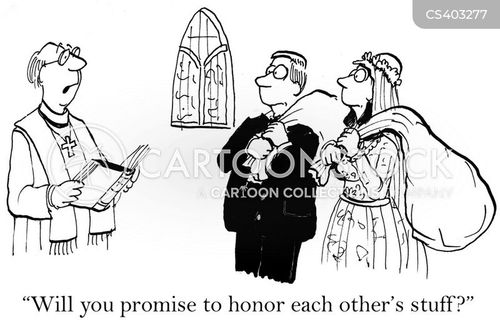 Marriage Oath Cartoons and Comics - funny pictures from CartoonStock
