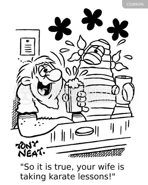 Karate Lesson Cartoons and Comics - funny pictures from CartoonStock